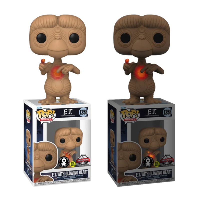 Funko Pop ET with Glowing Heart