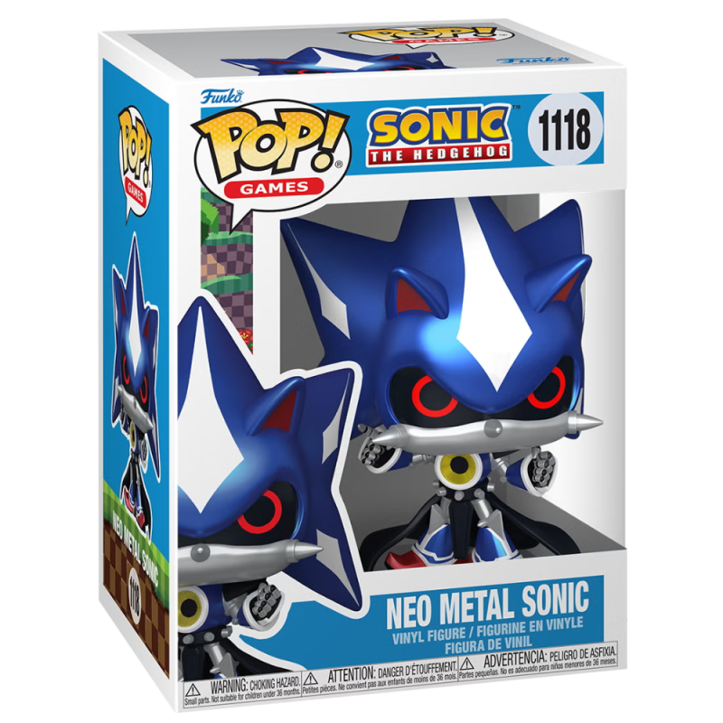 Funko Pop Neo Metal Sonic Sonic The HedgeHog